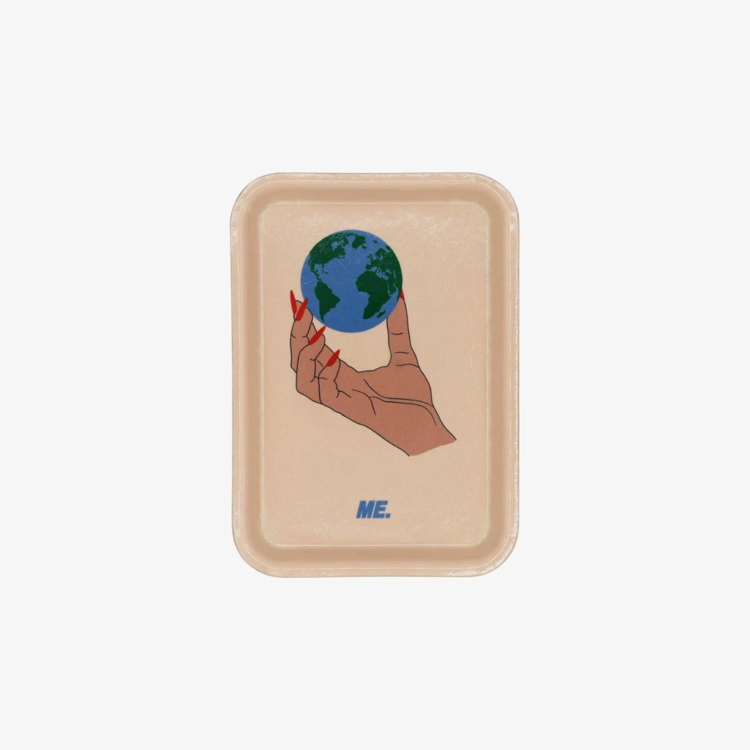 melody ehsani world is yours tray (peach) – Premium Goods