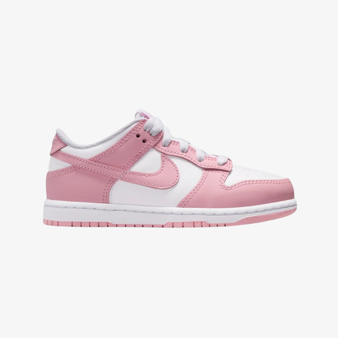 preschool nike dunk low (white/pink) – Premium Goods