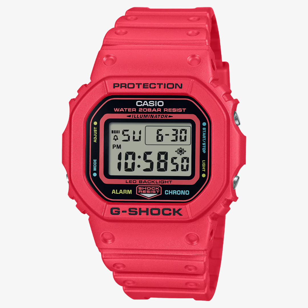 casio g shock digital watch (red) – Premium Goods