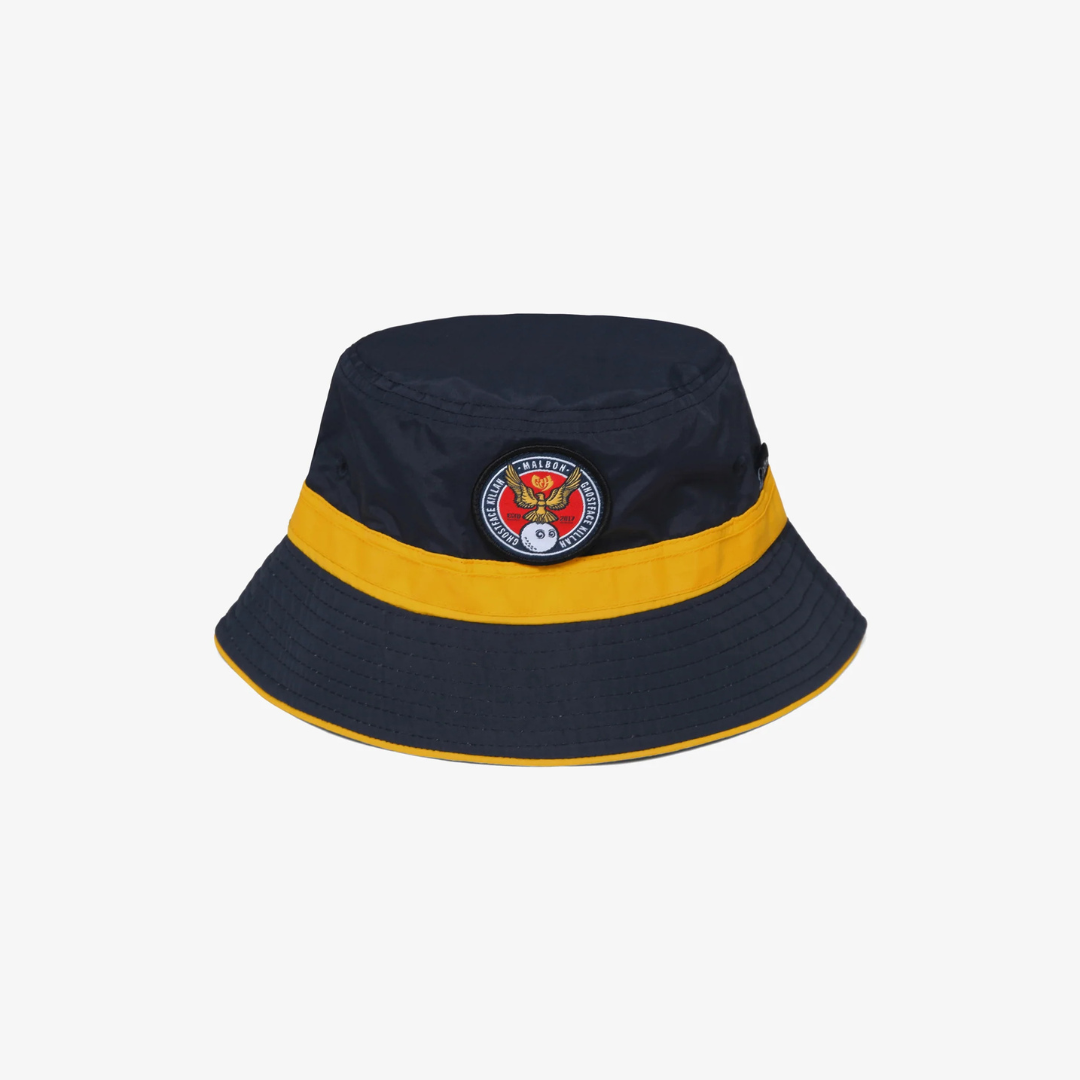 malbon x ghostface killah nylon bucket hat (navy) – Premium Goods