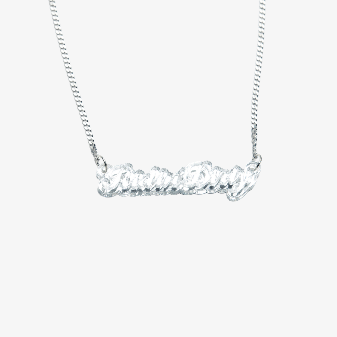 melody ehsani ridin' dirty necklace (silver) – Premium Goods