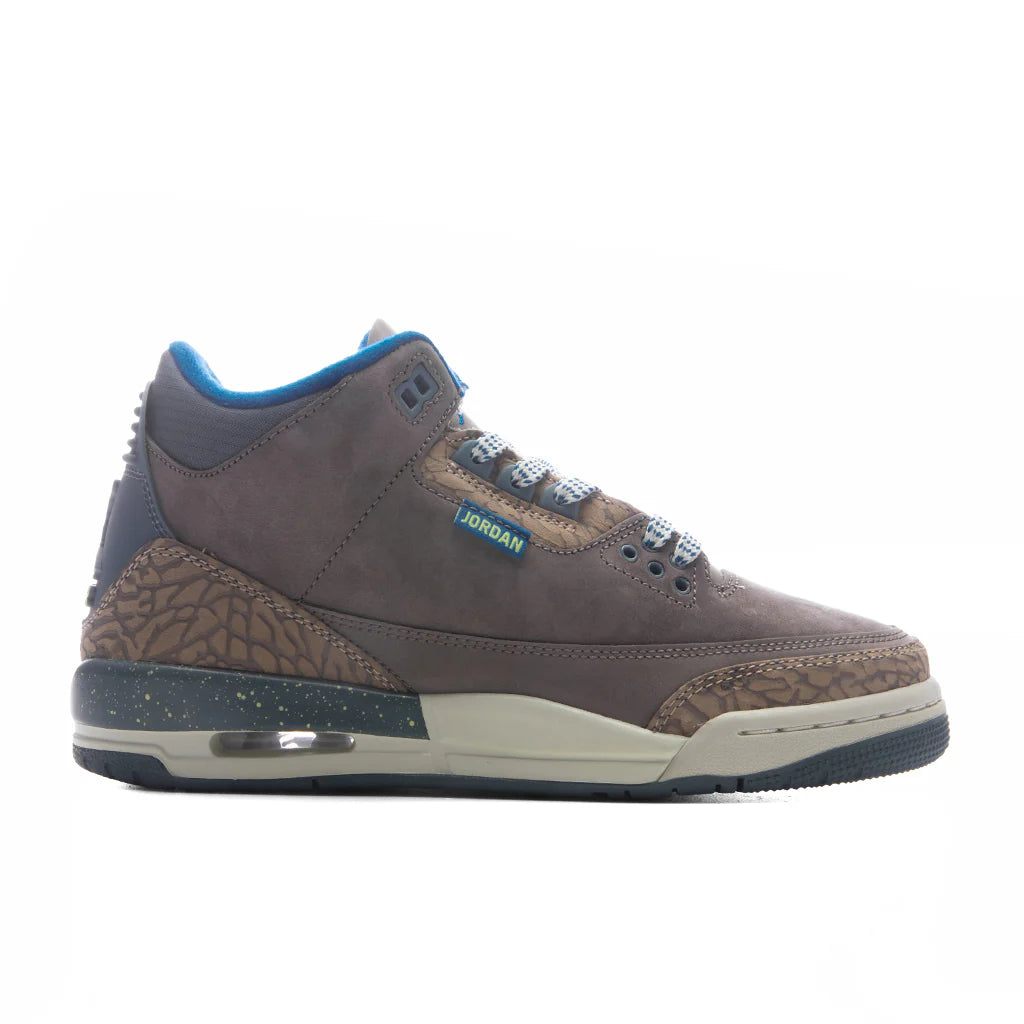 gradeschool jordan 3 retro (olive grey/green abyss-khaki) – Premium Goods